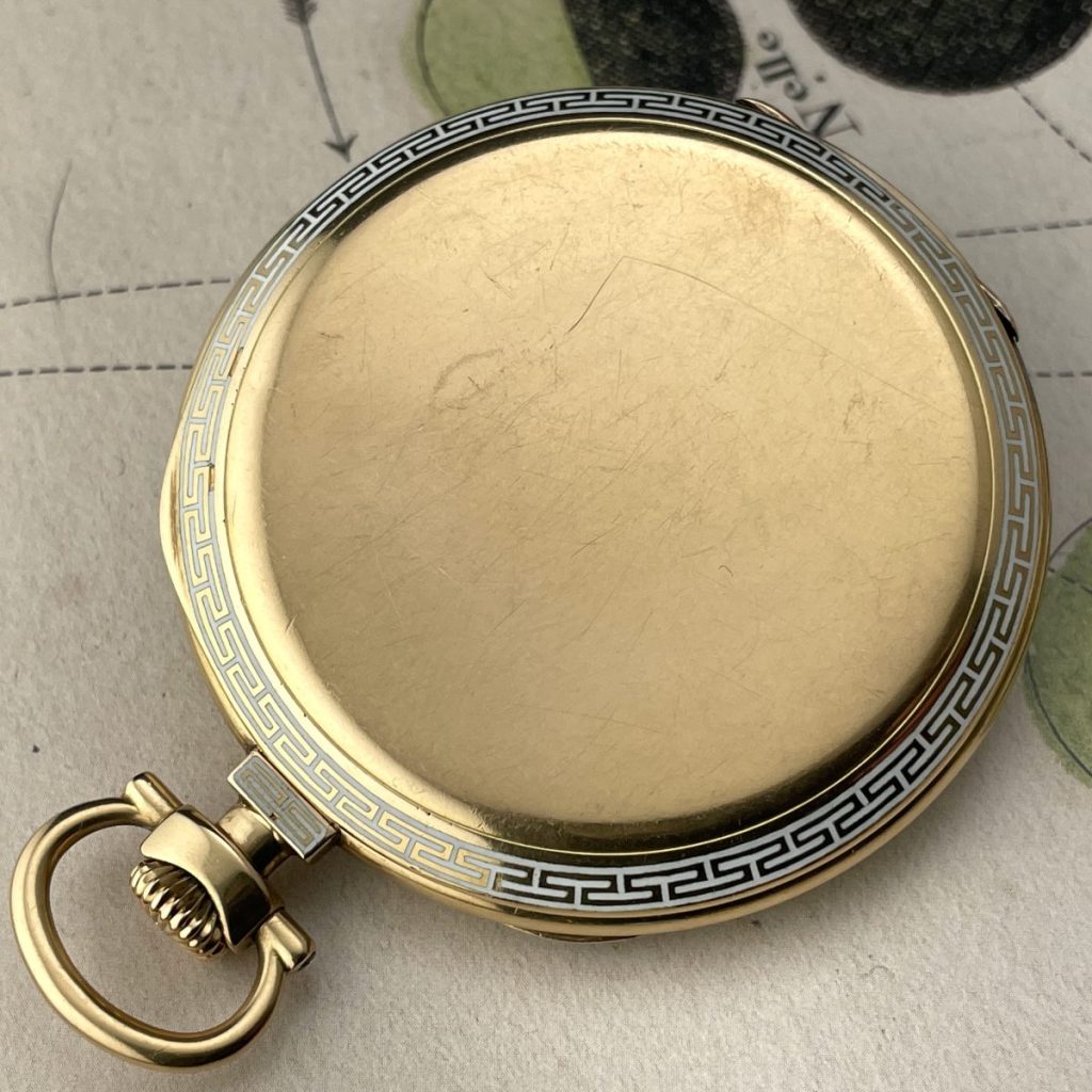 Patek Philippe Gold & Enamel Gents Pocket Watch - Tempus Fugit